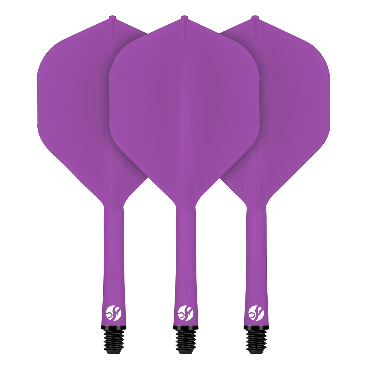 Shot Flight Deck Std One Piece Flight & Shaft System Purple | Shot Darts Australia | Aussie Dart ...