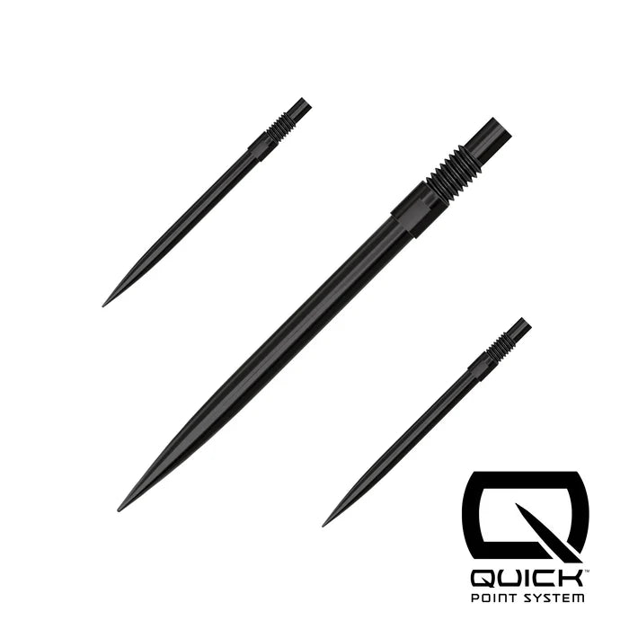 Harrows Quick Points Steel Tip | Screw-In Dart Points 30–40mm | Aussie ...
