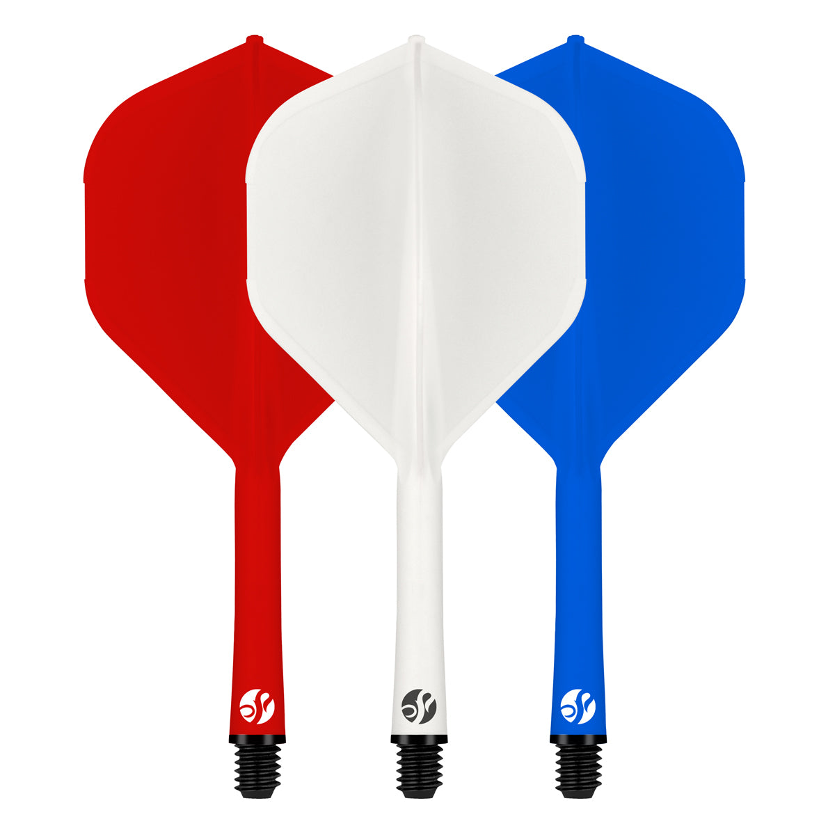 Shot Flight Deck Std One Piece Dart Flight and Shaft System Tricolour ...