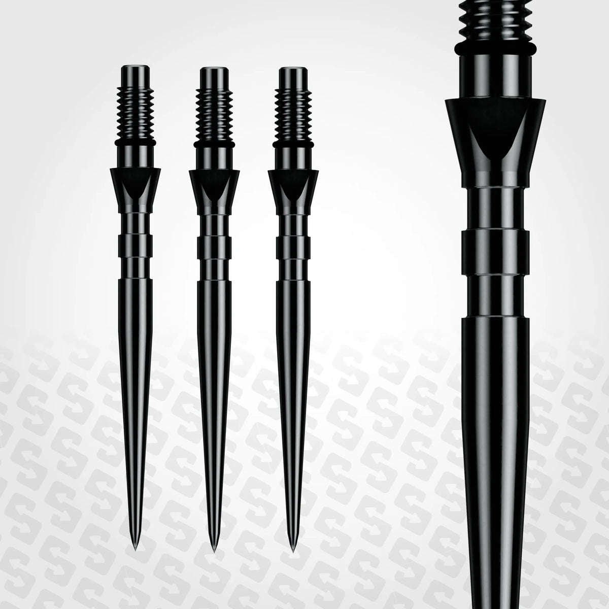 Switch Points - Grooved Black – Aussie Dart Supplies Online
